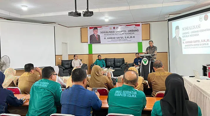 Ahmad Safei Sosialisasikan Undang-Undang Kesehatan di Dinkes Kolaka